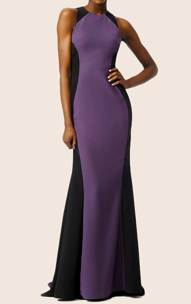Two Tone Mermaid Straps Neck Prom Dress Formal Evening Gown – BL Dress