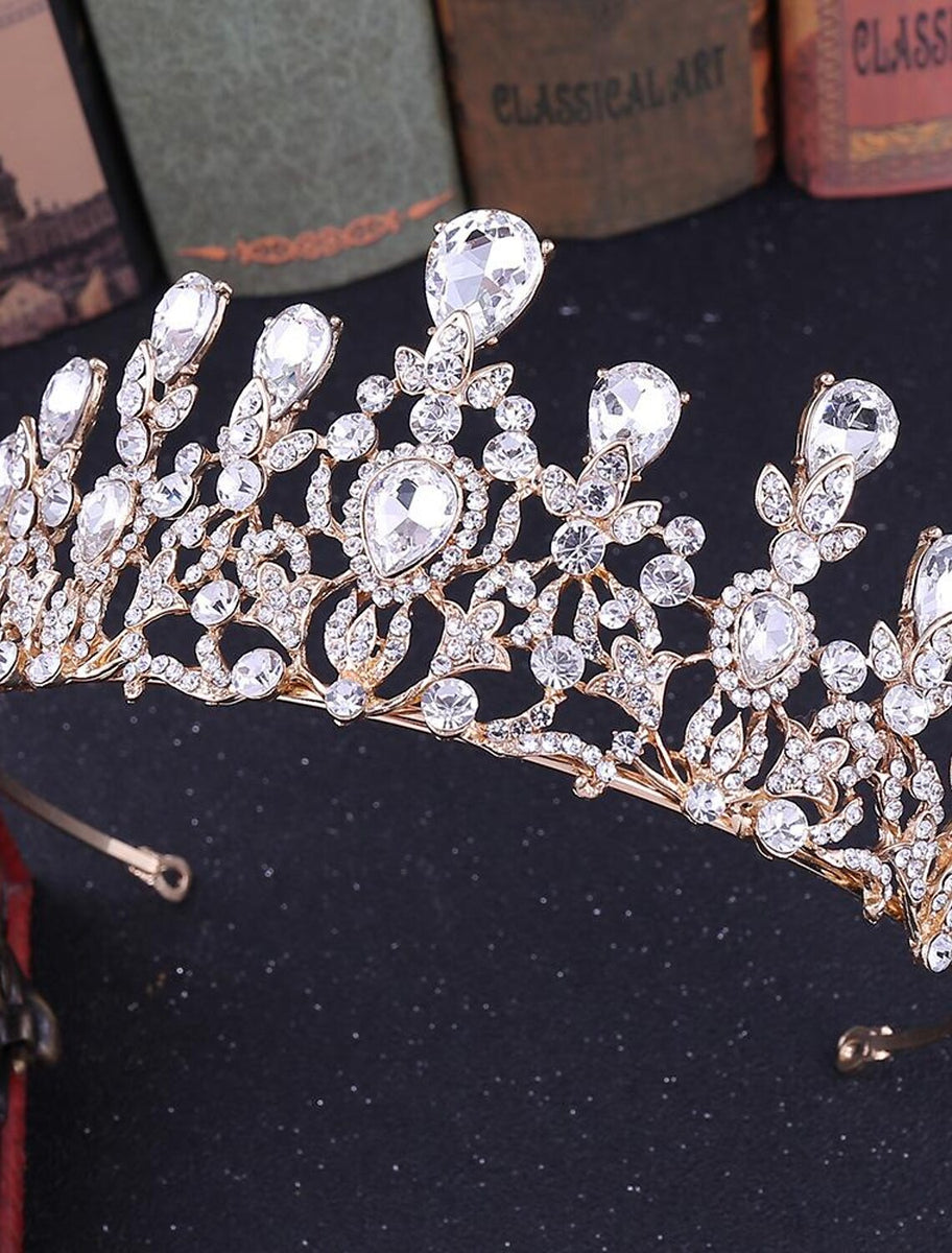 Tiara and Crown for Women Crystal Queen Crowns Rhinestone Princess Tia ...