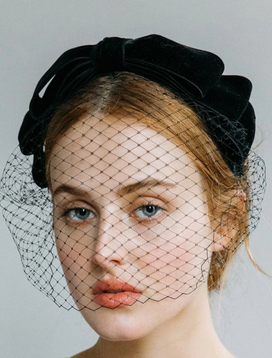 One-tier / Vintage Wedding Veil Blusher Veils / Birdcage Veils with Pu ...