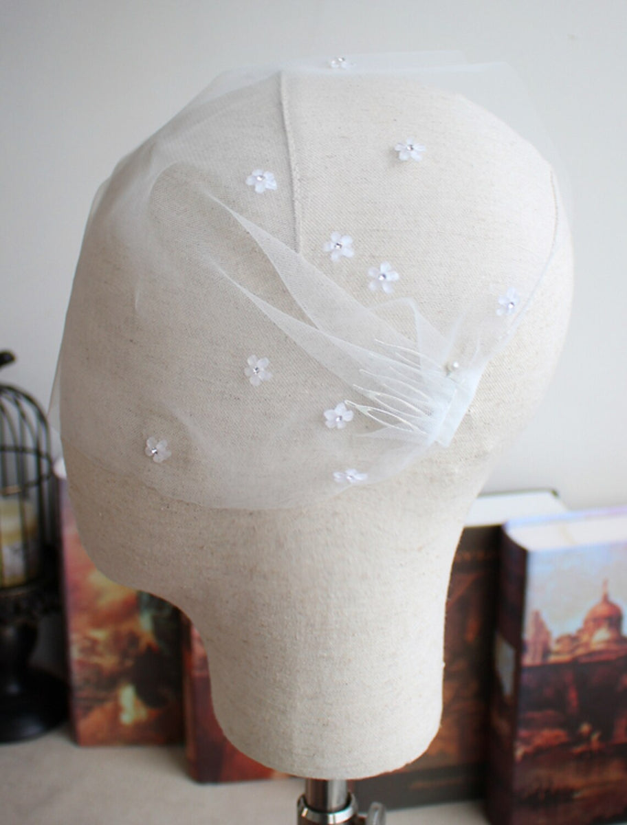 One-tier Euramerican Wedding Veil Blusher Veils / Birdcage Veils with ...