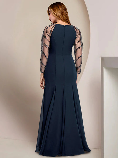 Plus Size Curve Mother of the Bride Dress Wedding Guest Vintage Elegan ...